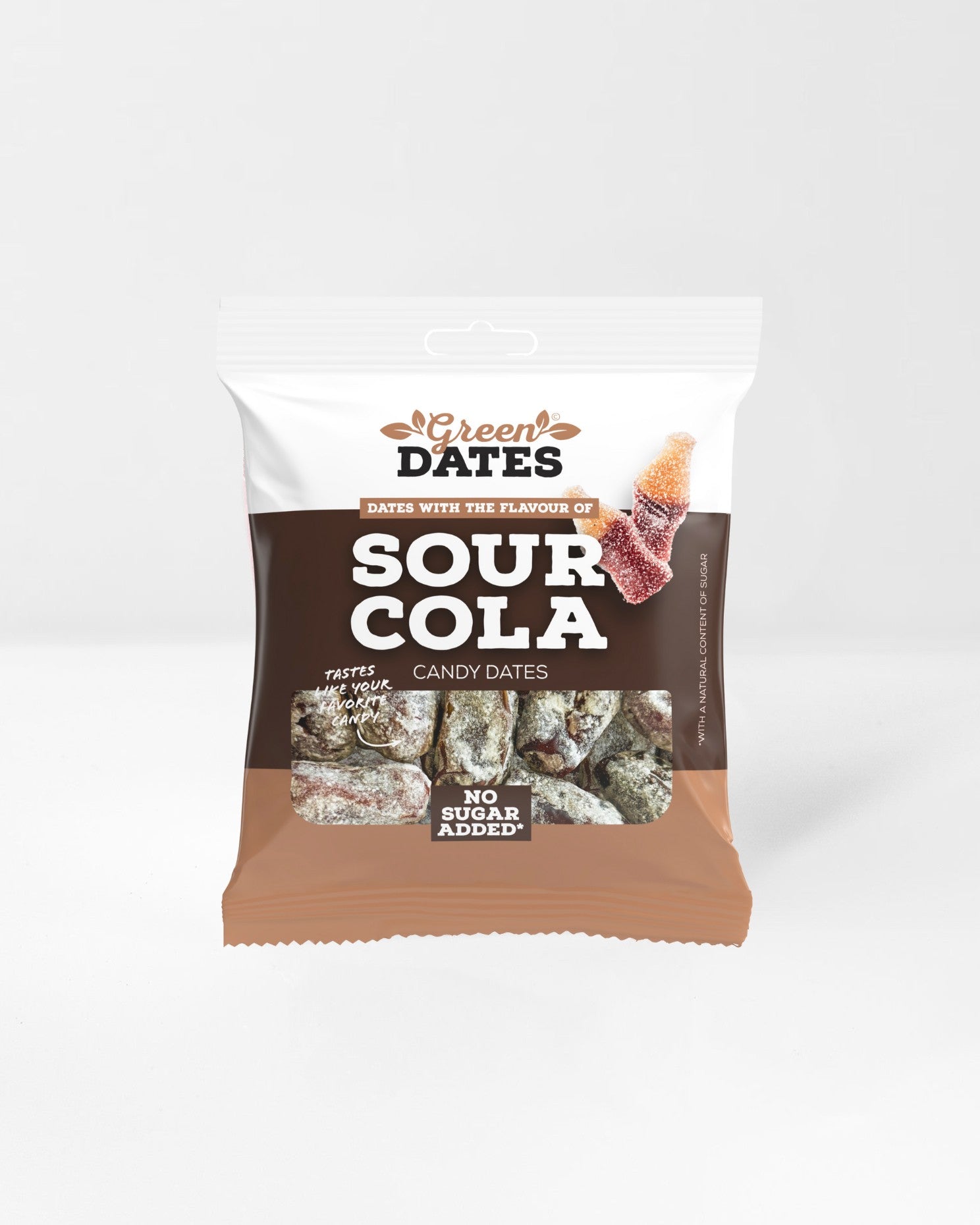 Dadler med smag af sur cola - Candy Dates Sour Cola 90g -Greendates.dk ...
