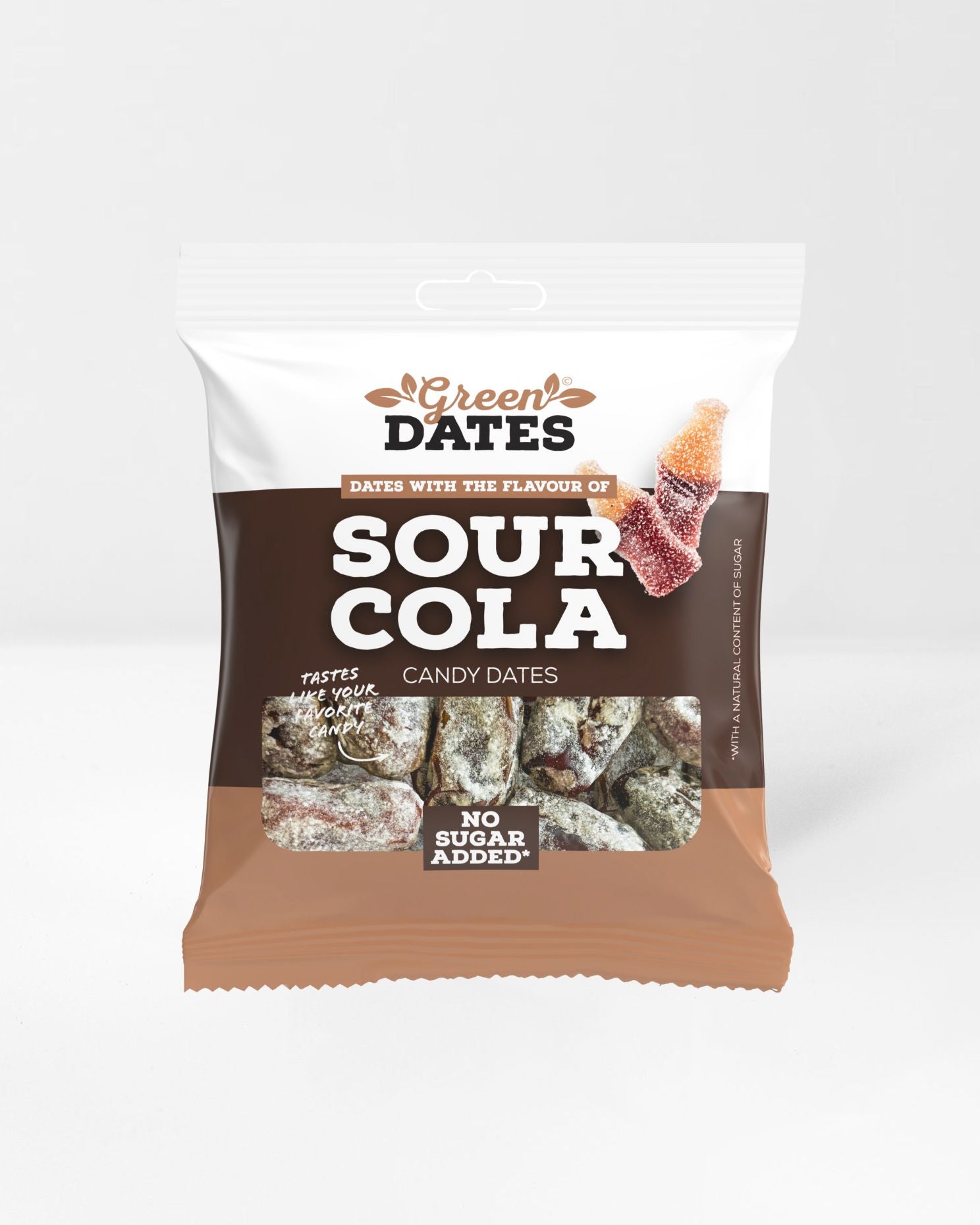 Dadler med smag af sur cola - Candy Dates Sour Cola 90g -Greendates.dk ...